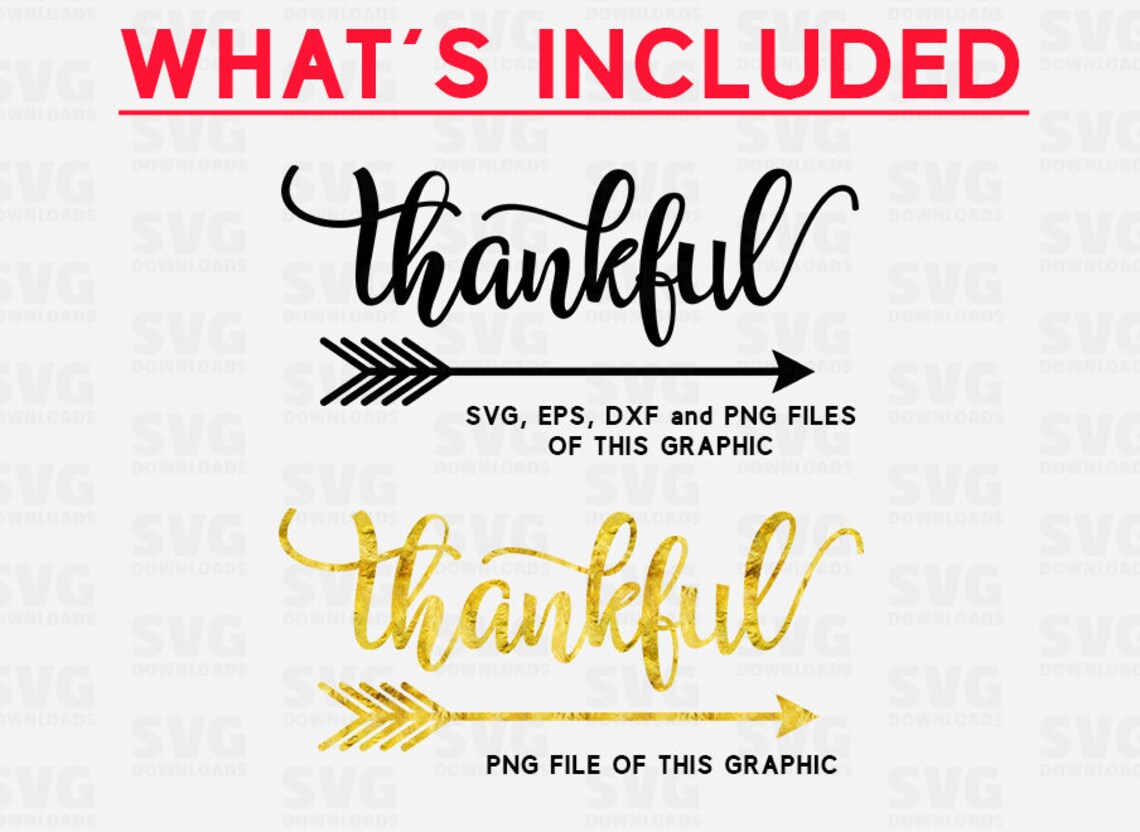 Thankful SVG - Etsy