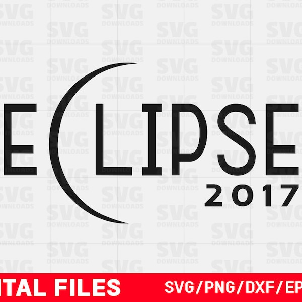 Solar Eclipse Svg - Etsy