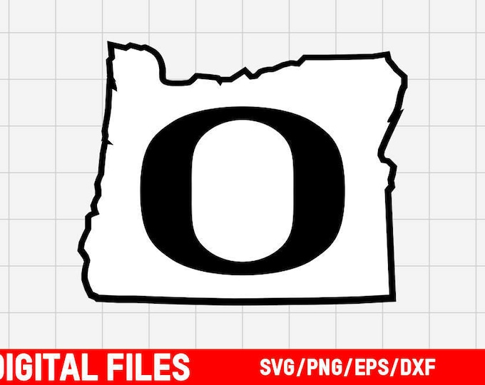 Oregon State Outline SVG Oregon Ducks SVG - Etsy