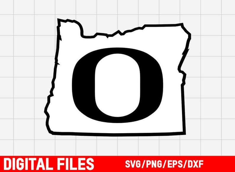 Oregon State Outline SVG - Oregon Ducks SVG - Etsy