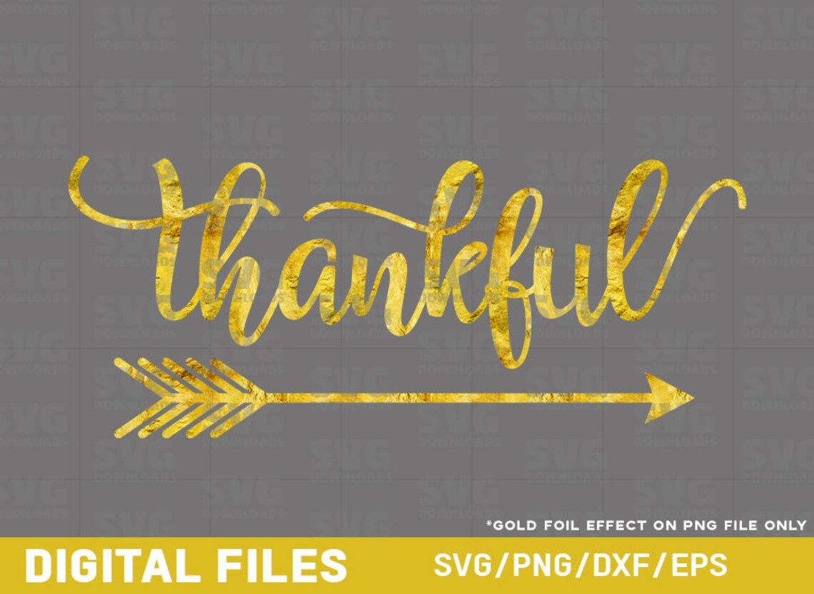 Thankful SVG - Etsy