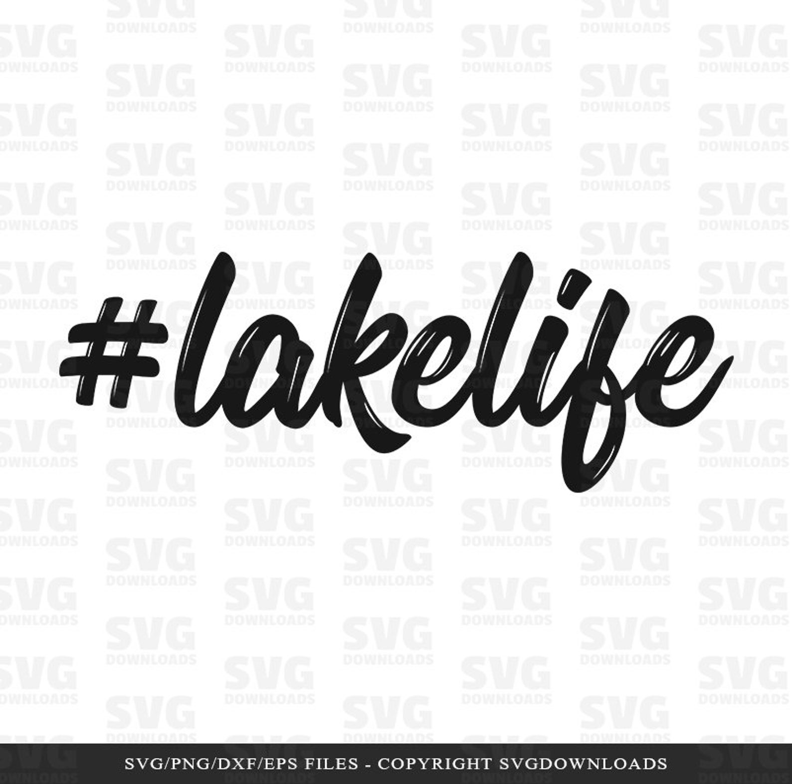 Lake Life SVG File lakelife Svg Files Cutting Files - Etsy