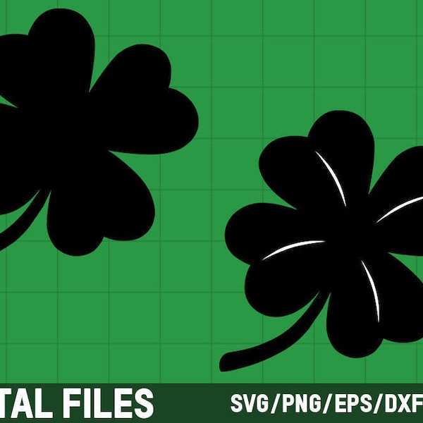 Four Leaf Clover Svg - Etsy