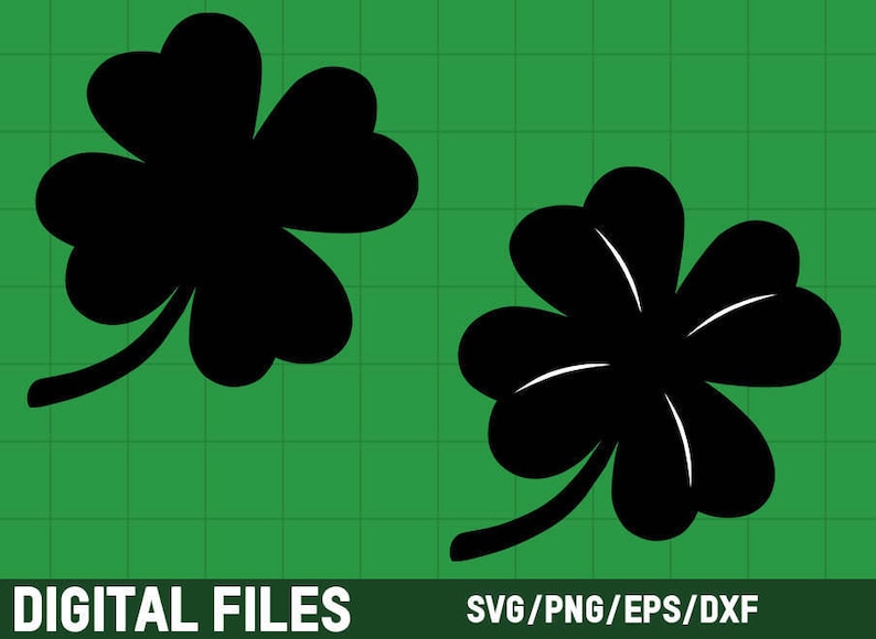 Klavertje vier SVG - Etsy Nederland