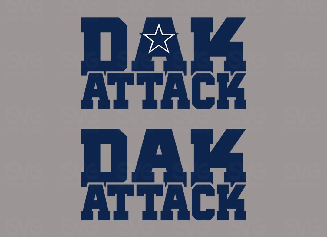 DAK Attack - Dallas Cowboys Graphic - Etsy
