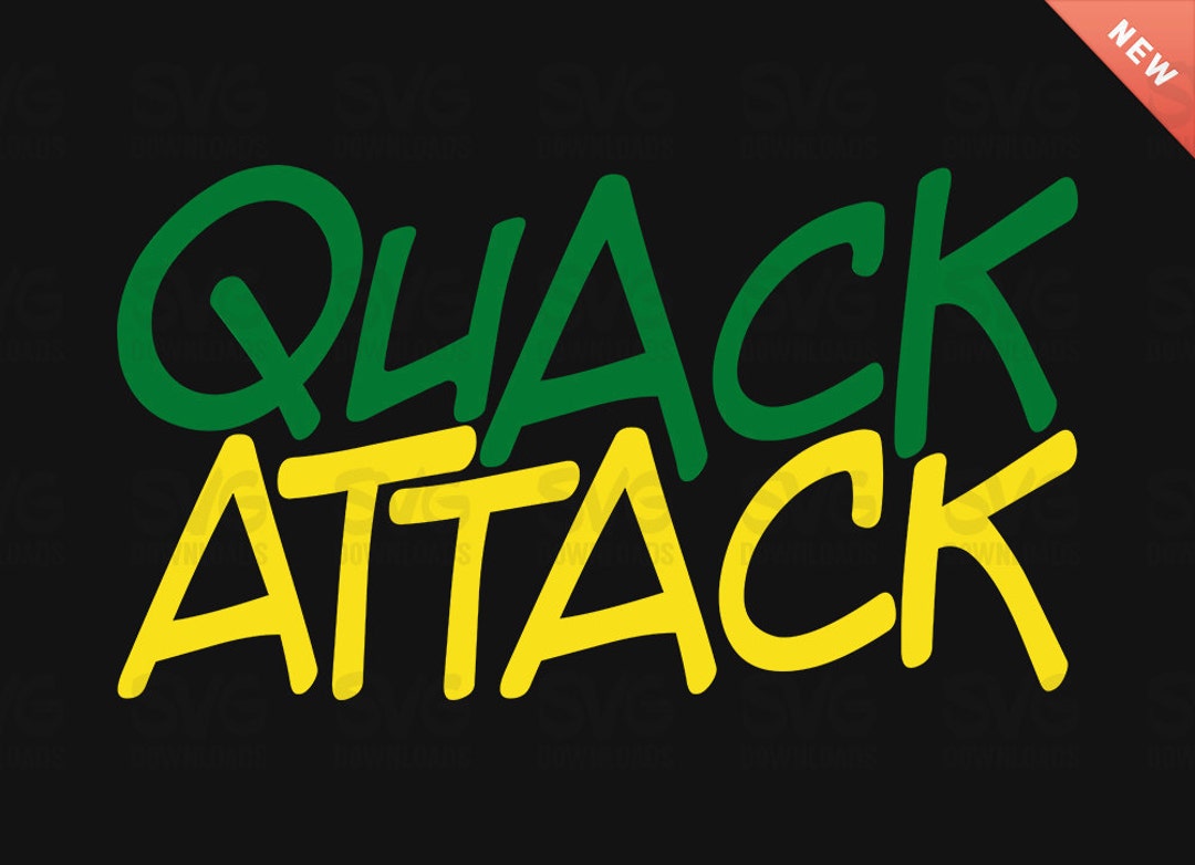 Quack Attack - Oregon Ducks SVG - Etsy