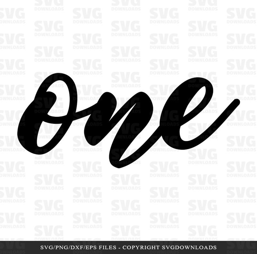 One SVG, First Birthday SVG, 1st Birthday Svg, Birthday Svg, Silhouette ...