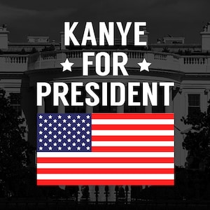 Kanye for President SVG Graphic File - Etsy