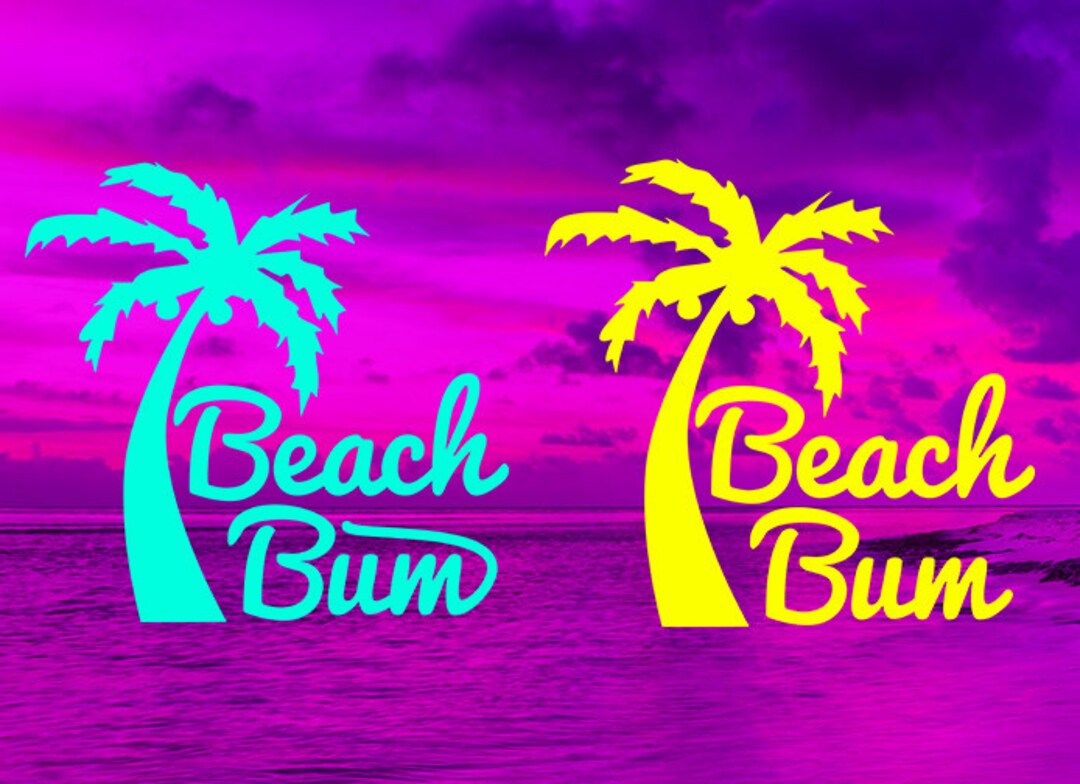 Beach Bum Graphic Clipart in SVG, EPS, DXF Format - Etsy
