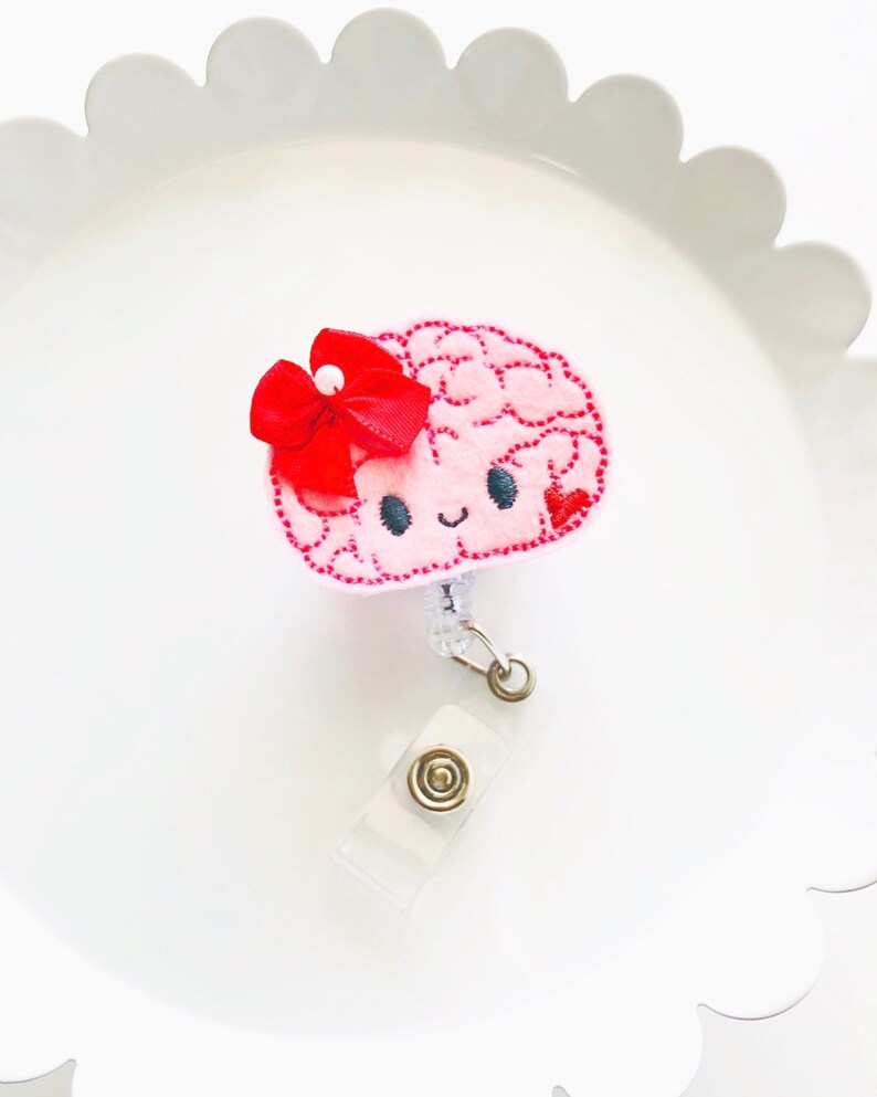 Neurologist ID Badge Reel Brain Badge Reel Neurosurgeon - Etsy