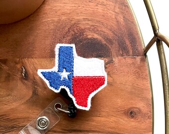 Texas Badge Holder - Etsy