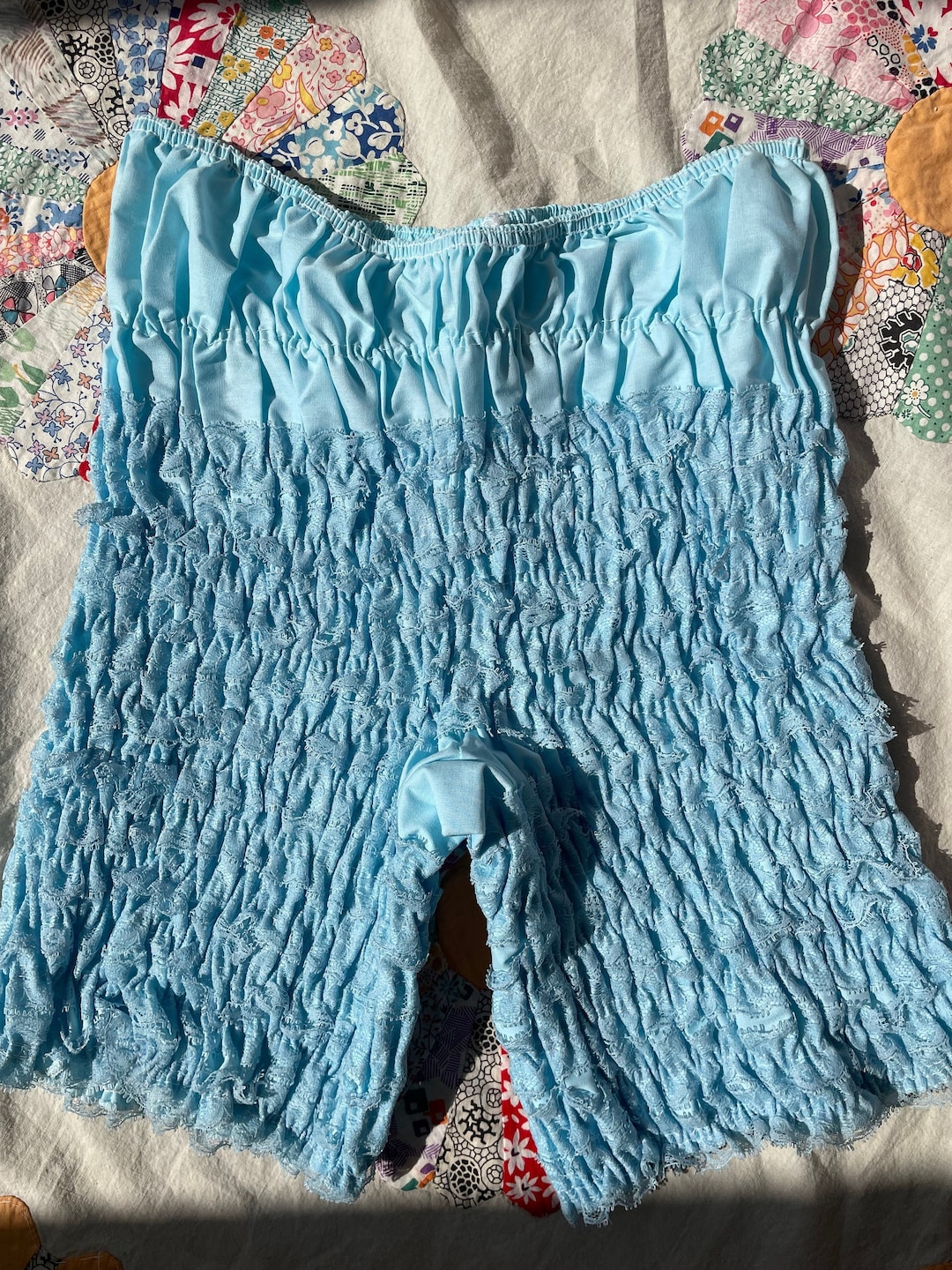 1970s Blue Lace Bloomers Size Small - Etsy