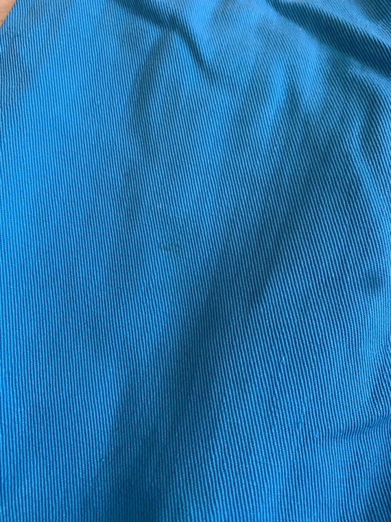 1950s Aqua Blue High Waisted Side Zip Capris size Sma… - Gem