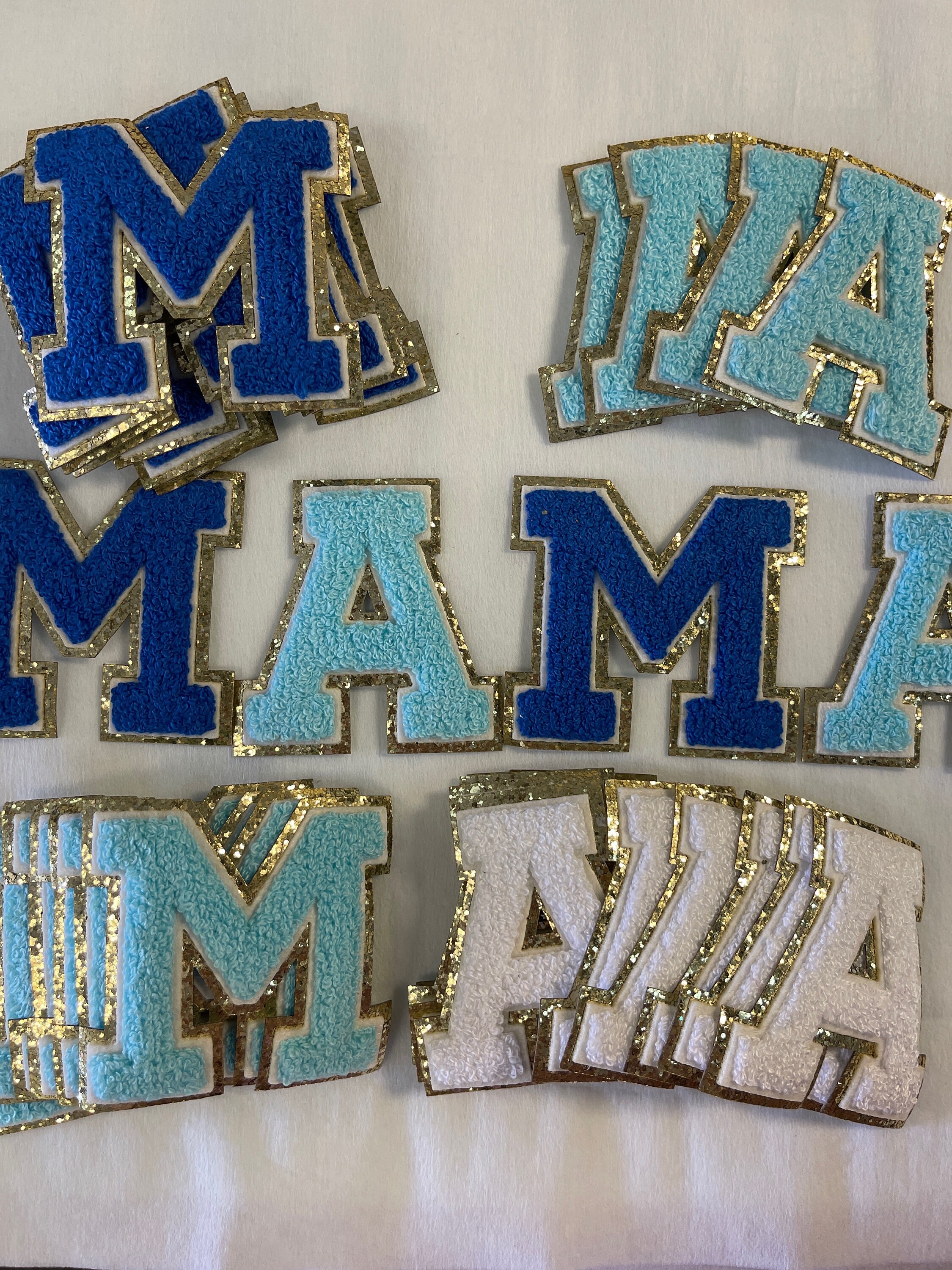 3 Inch Chenille Patch, Chenille Letters, Iron on Letters, Letter Patch ...