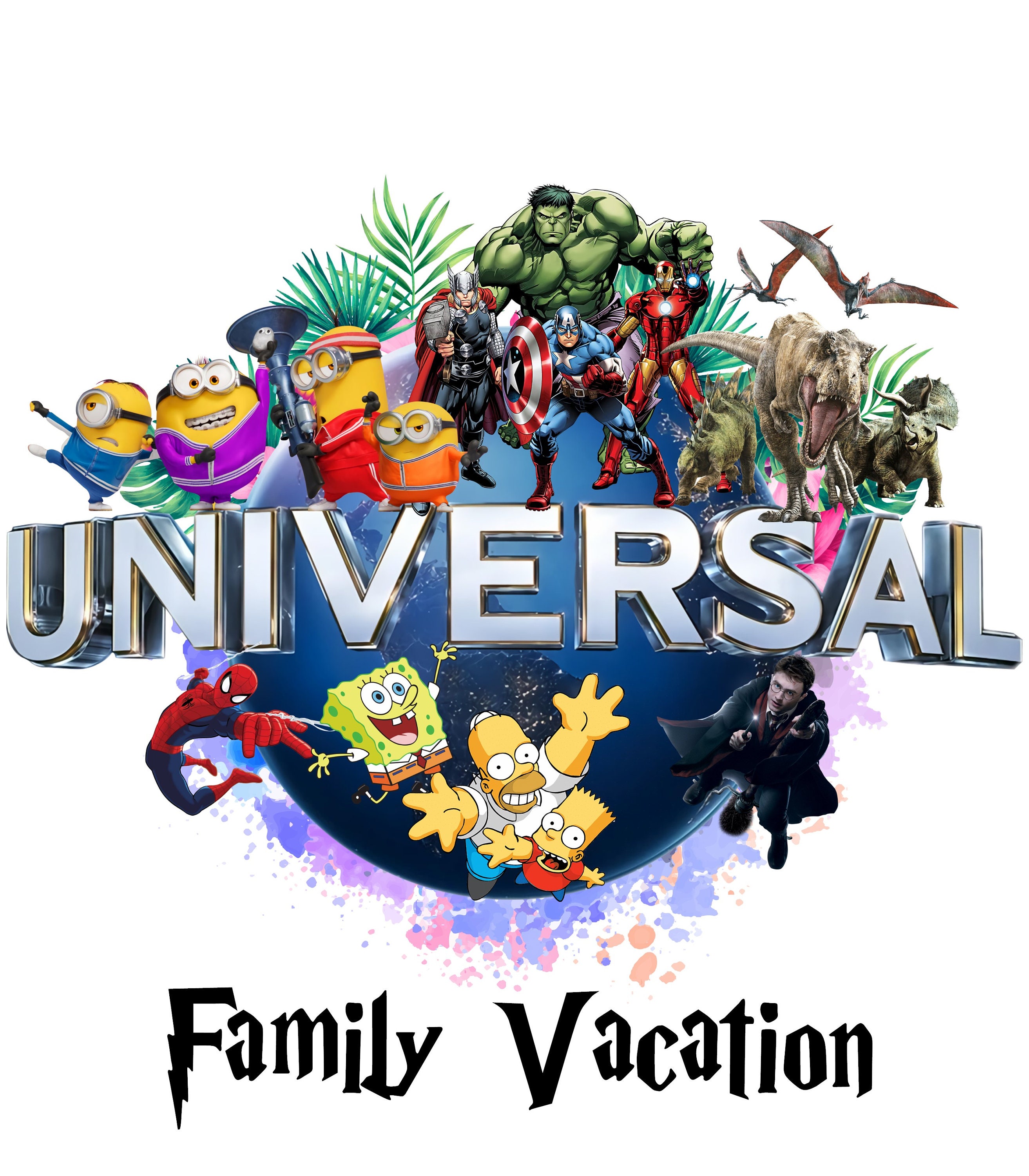 Universal Family Vacation 2024 PNG, Family Trip, Family Vacation, Magic ...