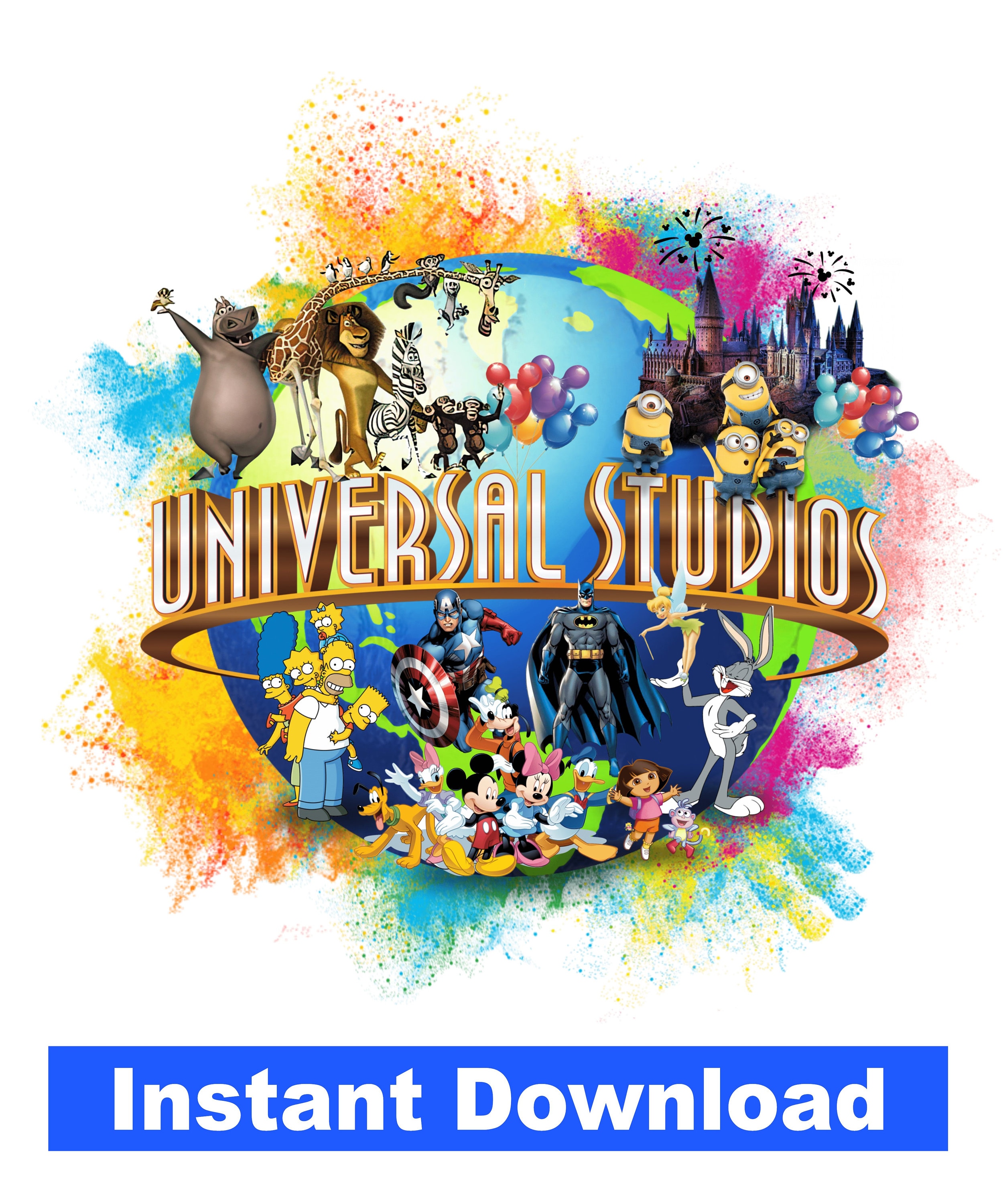 Universal Studios 2024 PNG, Family Vacation, Magic Castle, Family Trip ...