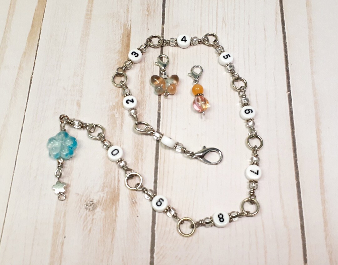 Butterfly Themed Counting Chain for Knitting Needles up to 5mm - Etsy