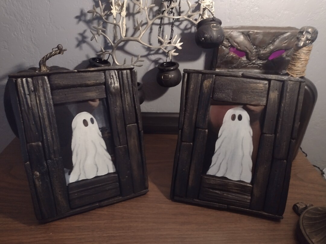 Two Ghost Paintings in Frames - Etsy