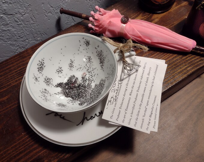 Grim Tea Cup & Saucer Divination Spells - Etsy