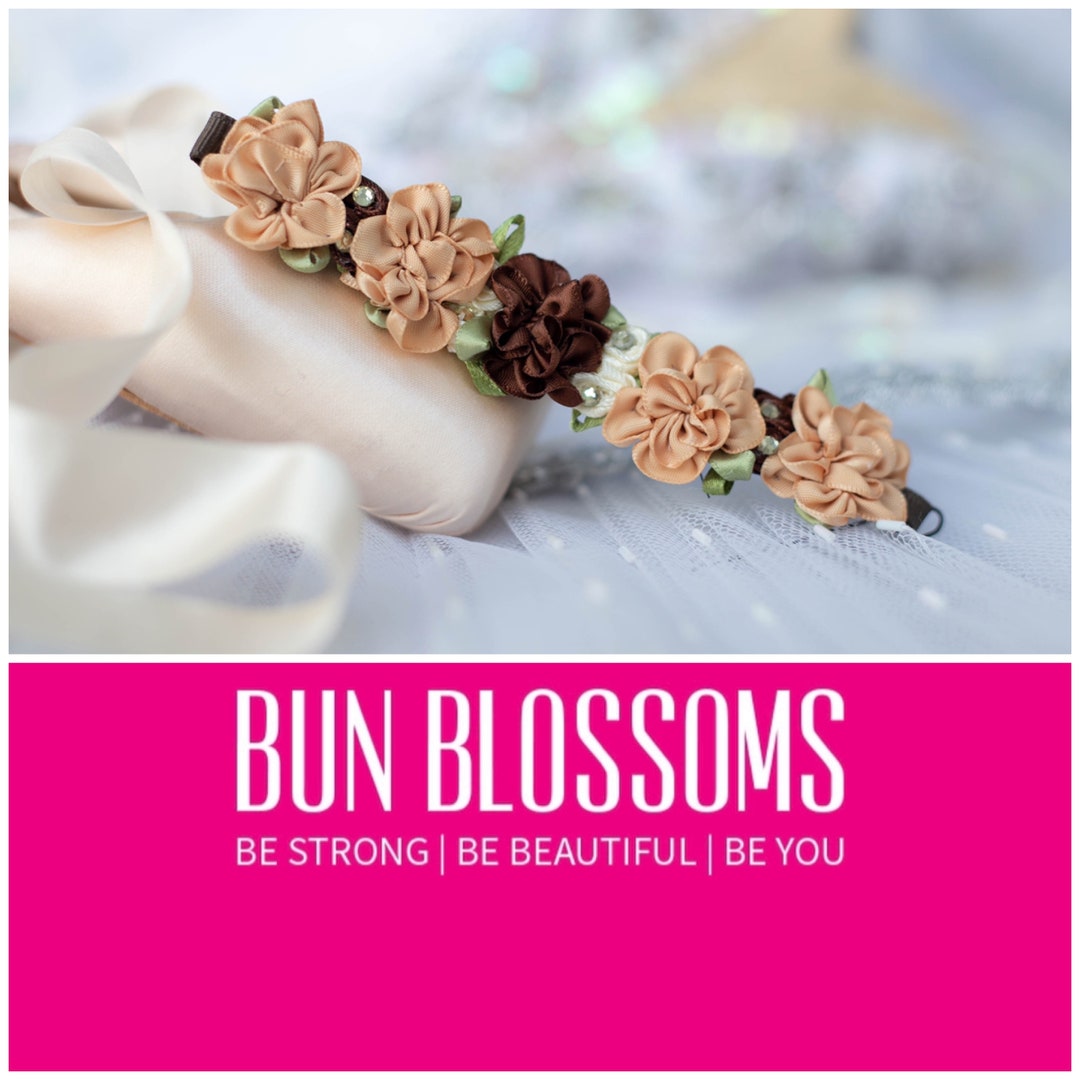 Bun Blossoms “chocolate Chip” Bun Blossoms - Brown Hand Sewn Ballet Bun ...