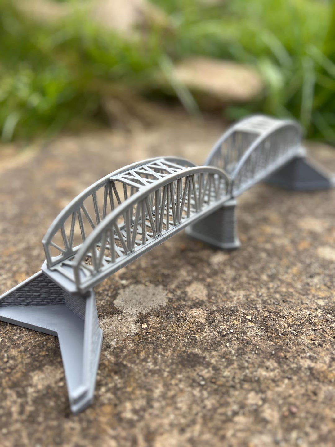 N Gauge Girder Bow Bridge Stone Pillars 3d Printed - Etsy
