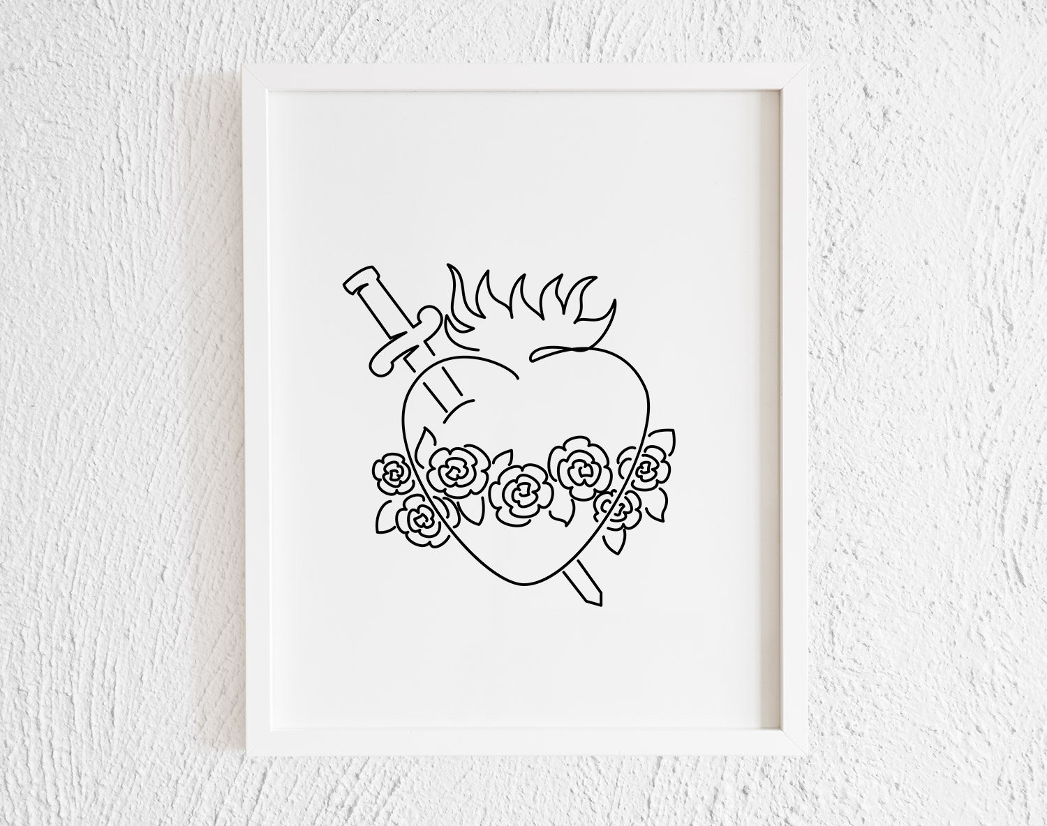 Sacred Heart Drawings