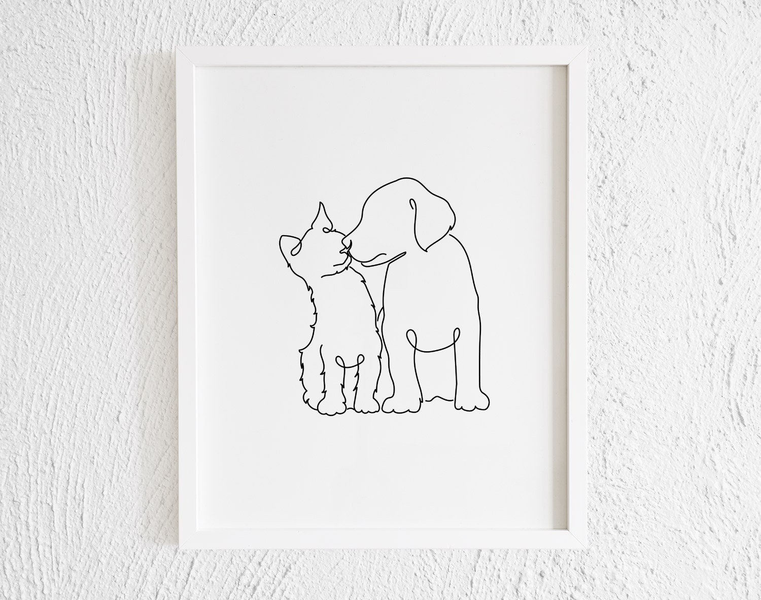 Puppy And Kitten Drawings