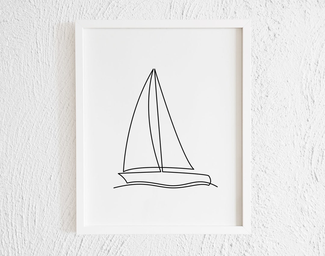 Simple Sailboat Drawings