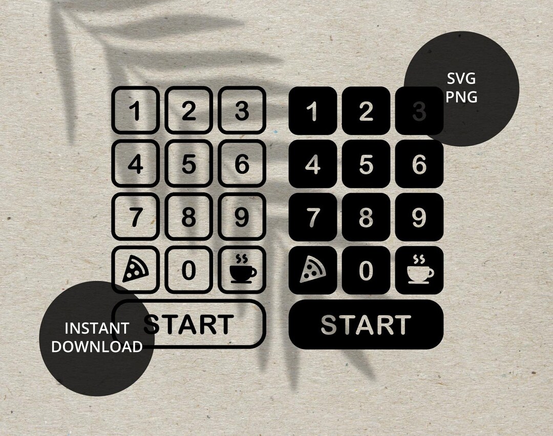 Play Kitchen DIY Decal for CRICUT (set of 2). Printable Microwave Oven ...