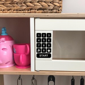 Play Kitchen DIY Decal for CRICUT (set of 2). Printable Microwave Oven ...