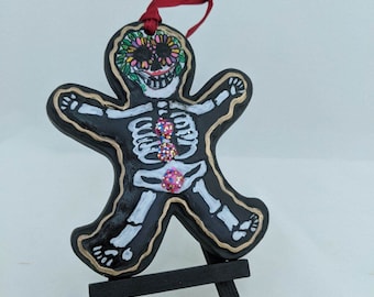 Mini DAY of the DEAD Ornaments Dia De Los Muertos Mexican - Etsy