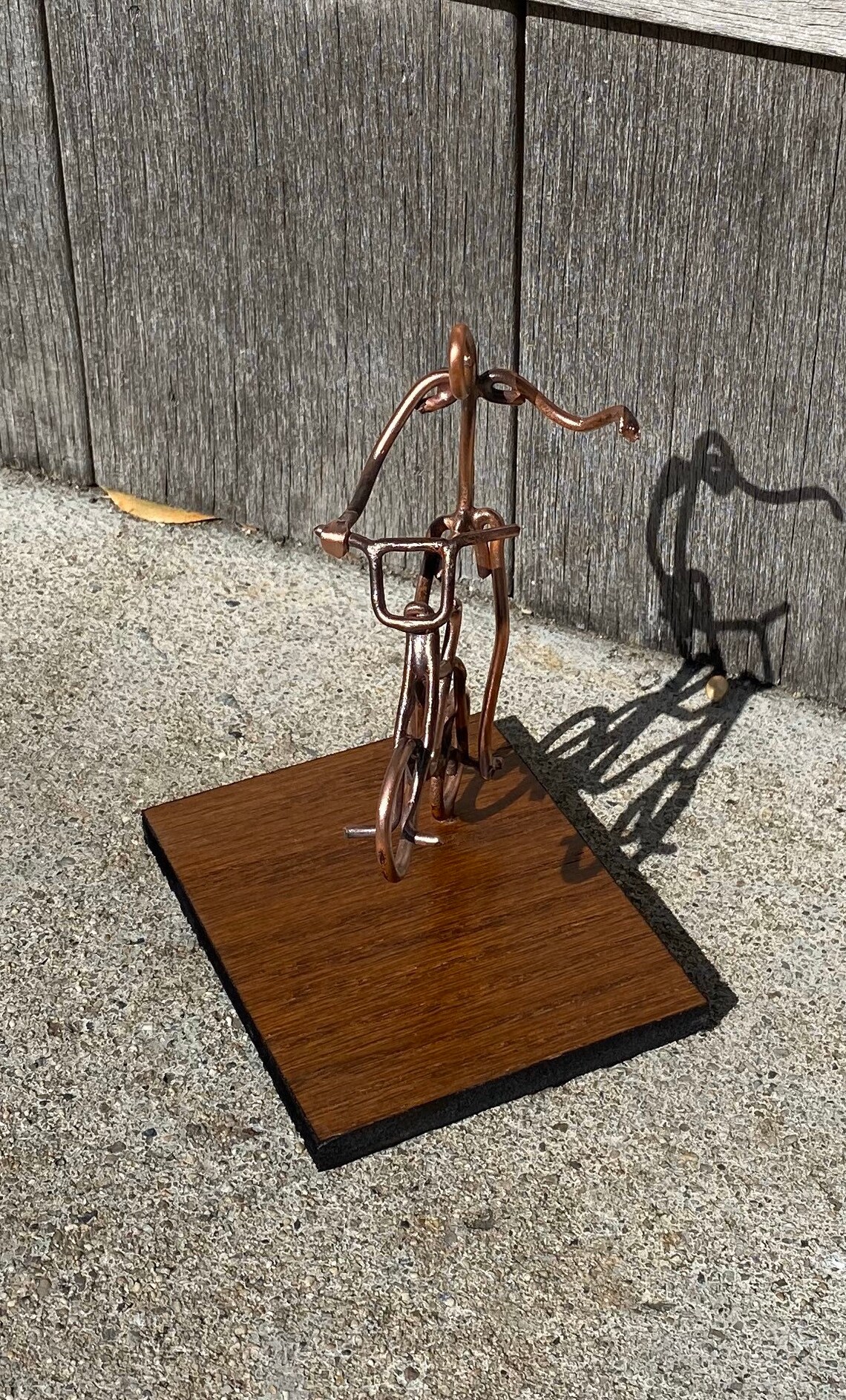 Copper Art Figurine BMX. Bike Trick | Etsy