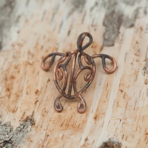 Copper Art Figurine Set of Two Turtles - Etsy