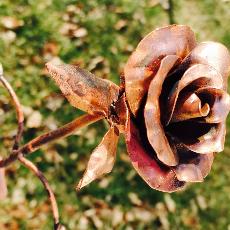 Copper Flowers - Etsy