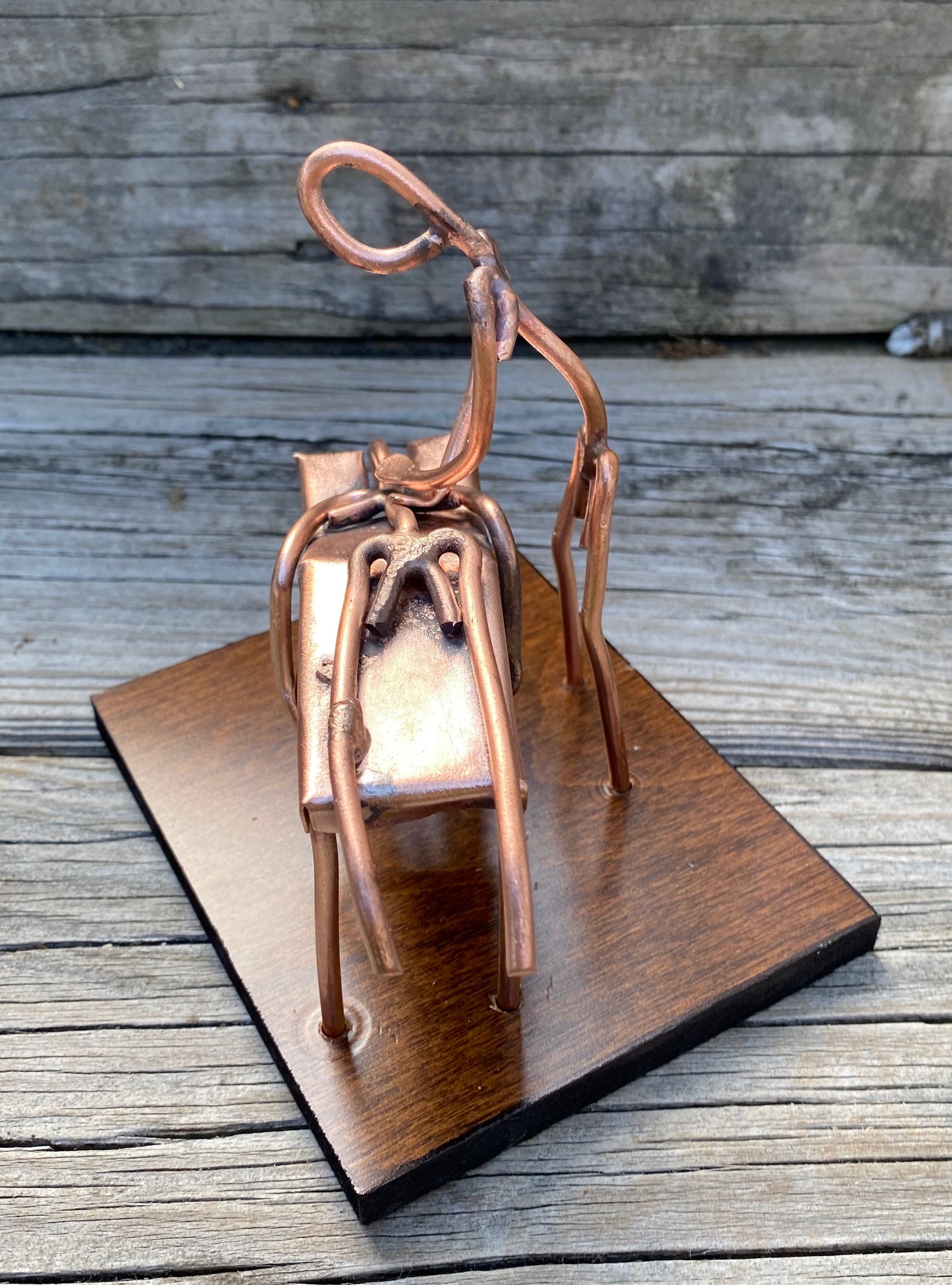 Copper Art Figurine of a Chiropractor - Etsy
