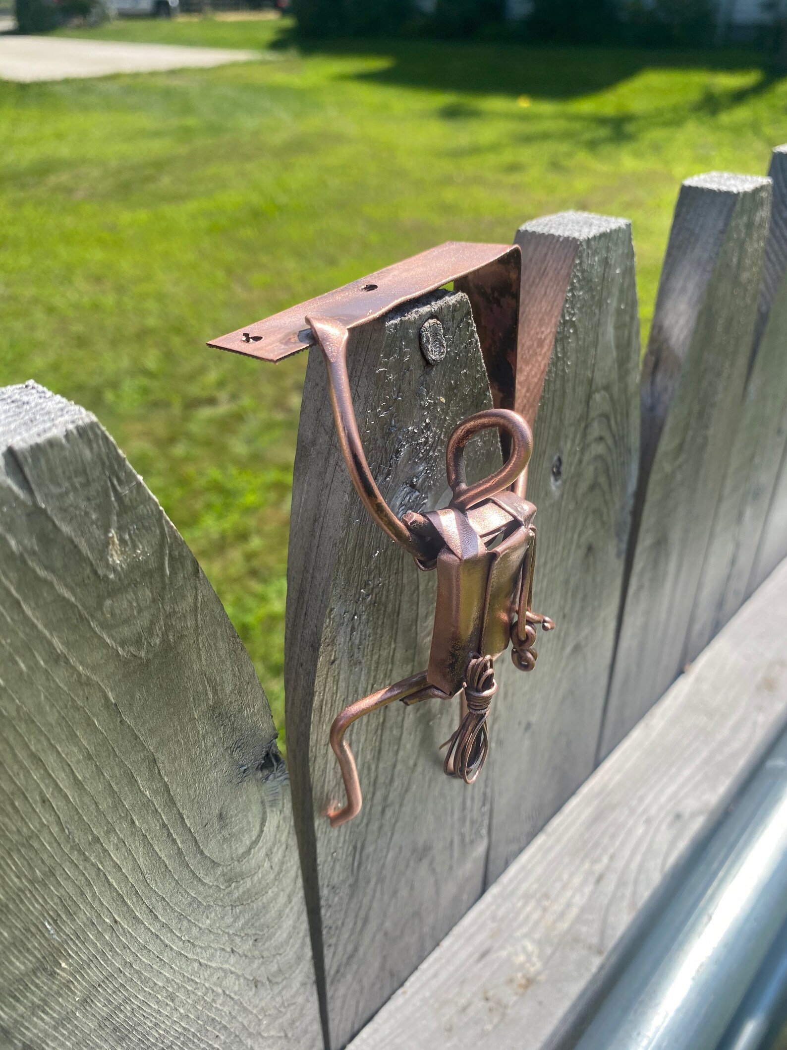 Copper Art Figurine of a Climber - Etsy