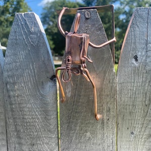 Copper Art Figurine of a Climber - Etsy