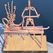 Copper Art Figurine of a Physical Therapist or Chiropractor/ Massage ...