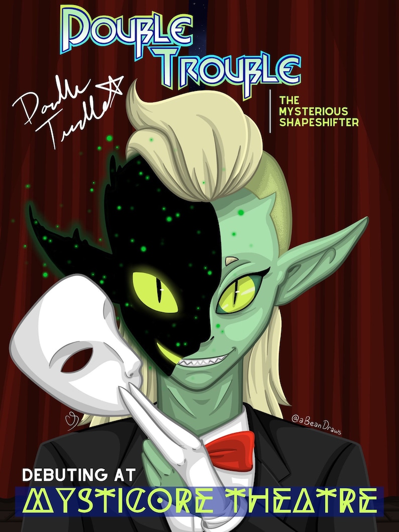 She Ra Double Trouble Theater Poster - Art Print - Etsy