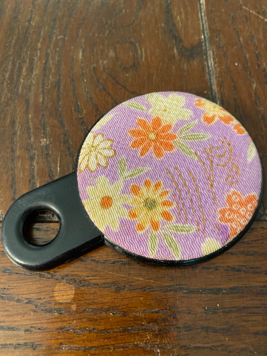 1990s Vintage Asian Japanese Compact Mirror Floral - Etsy