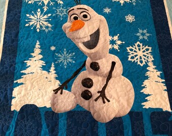 Olaf Quilt - Etsy