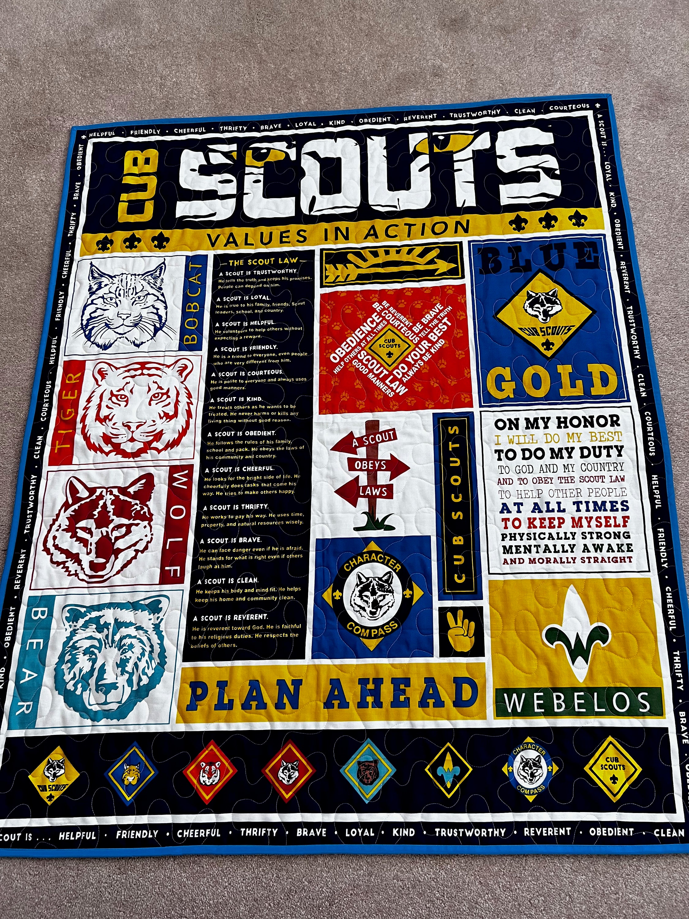 Cub Scout Wall Hanging - Etsy