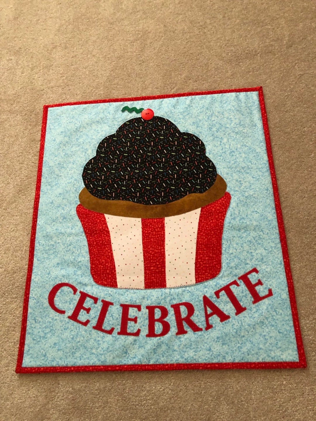 Celebrate Wall Hanging or Table Topper - Etsy