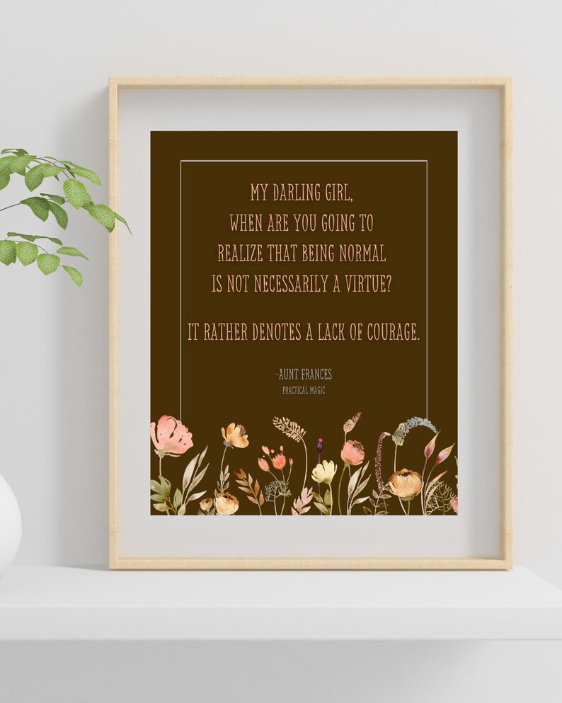 Practical Magic Quote: My Darling Girl - Etsy