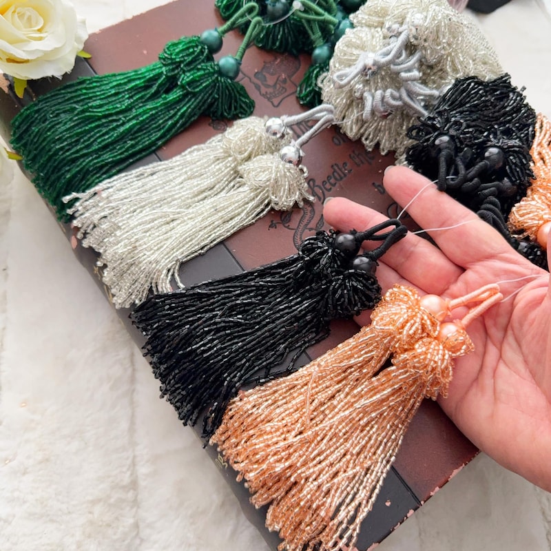 Green Tassels for Sarees - Etsy UK