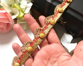 Bridal Indian Pankhi decorative Dupatta Trim 2 Yards 2.2 Cm Wide Saree ...