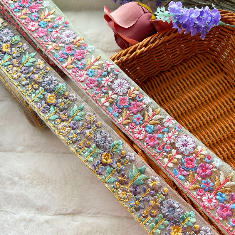 Embroidered Trim - Etsy