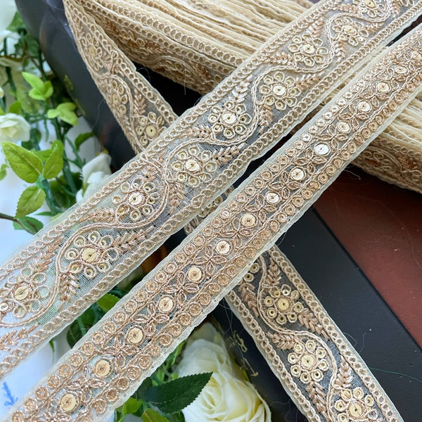 Gold Fabric Trim - Etsy