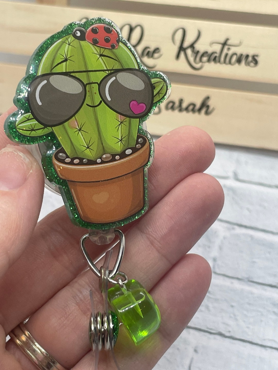 The Cool Cactus, Nurse Badge Reel, Cute Badge Reel, Badge Reel Funny ...