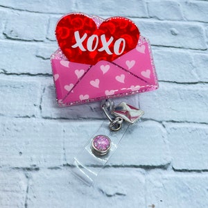 VALENTINE LETTER, Valentines Badge Reel, Badge Reel, Badge Reel ...